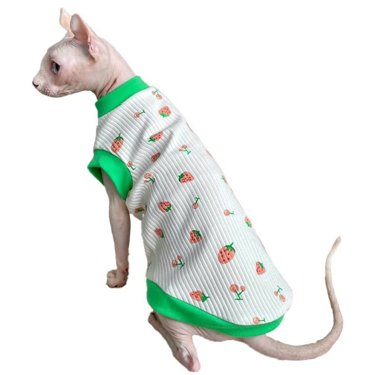 Sphynx Clothing for Cats | Lace Plaid Tanktop for Sphynx Cat