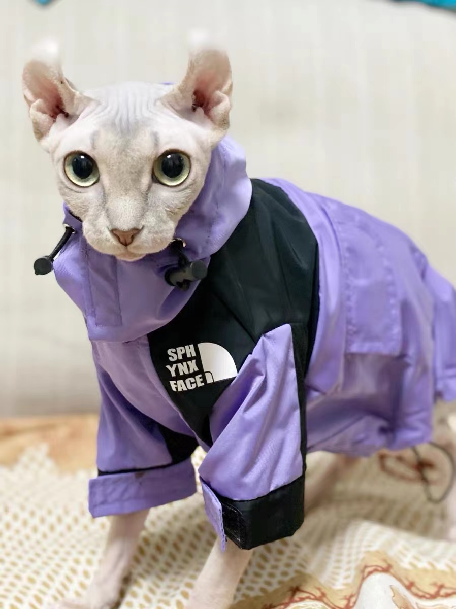 The Cat Face Jacket | The North Face Jacket for Sphynx, Jacket for Cat