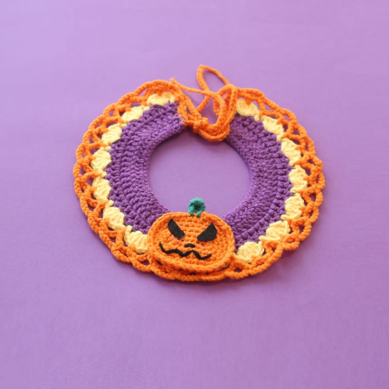 Halloween Crochet Collars Hats for Cats | Cute Halloween Accessories